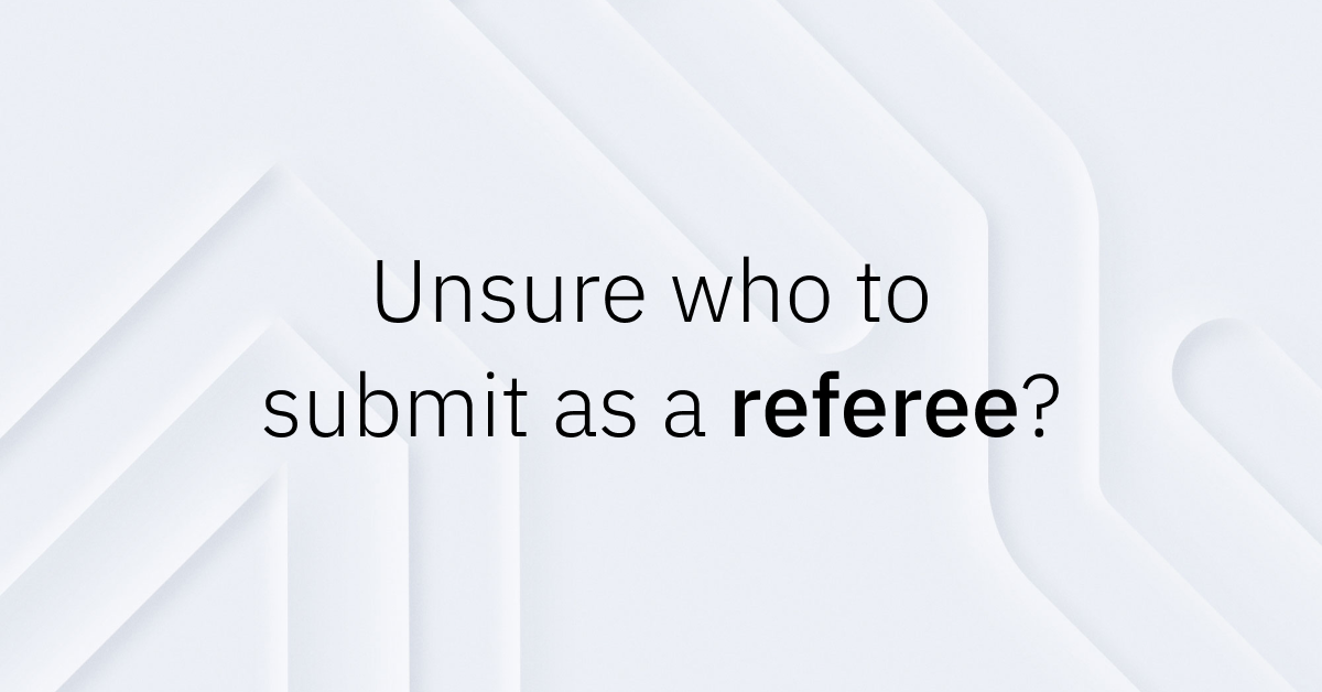 Don't know who to submit as an employee reference? | Zinc