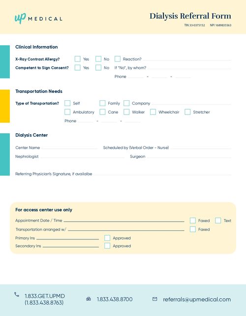 Dialysis Referral Form
