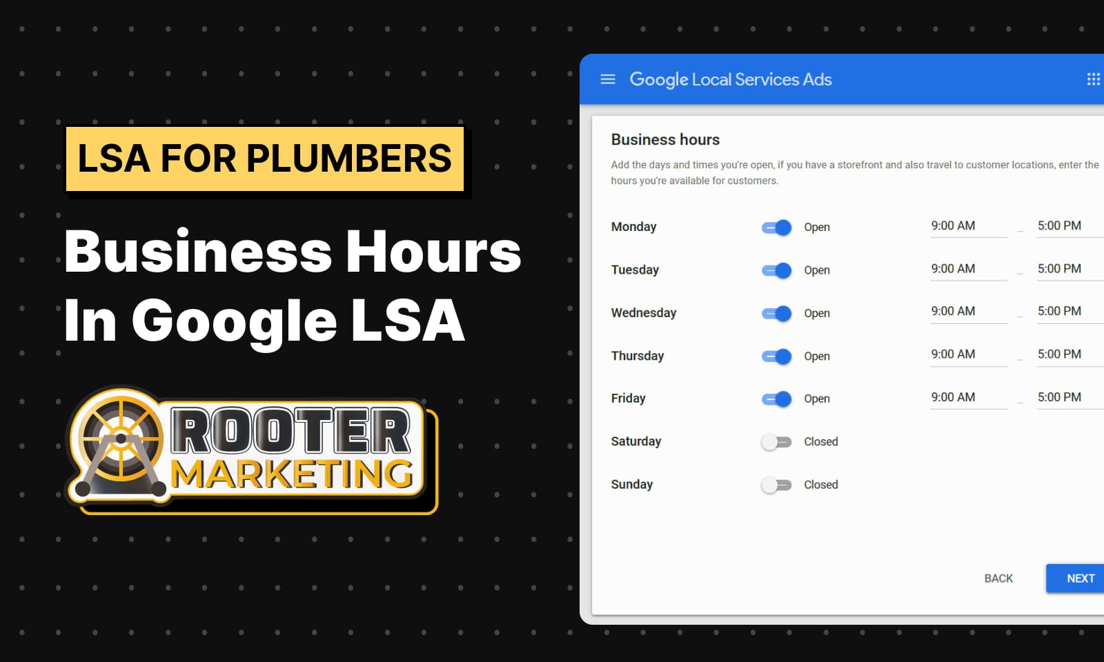 Google LSA For Plumbers - Rooter Marketing