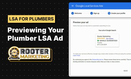 Google LSA For Plumbers - Rooter Marketing