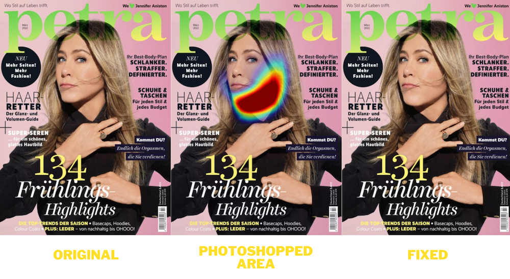 Photoshopped Celebrities Magazine Covers
