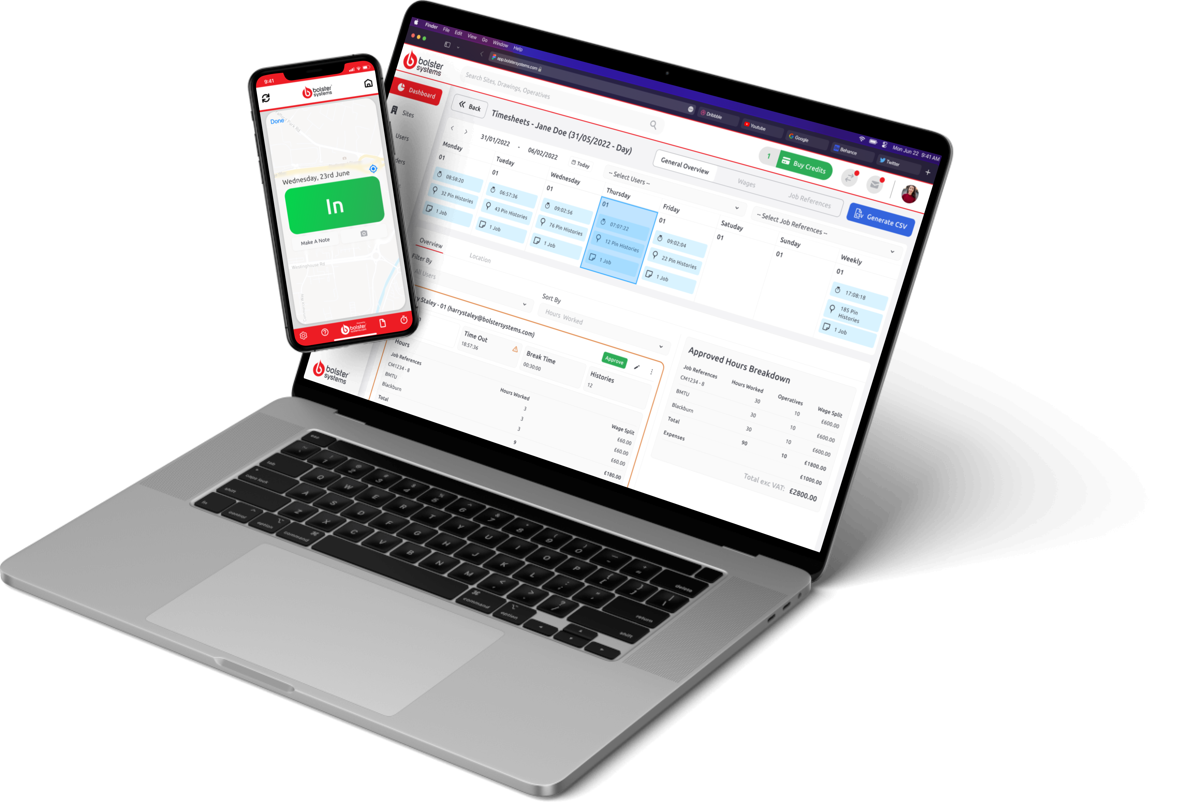Bolster Systems | Timesheets Plus