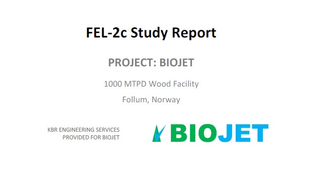 Biojet har fullført sin konseptstudie. (FEL-2) | Biojet AS