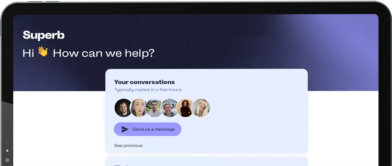 Contact us | Superb Support