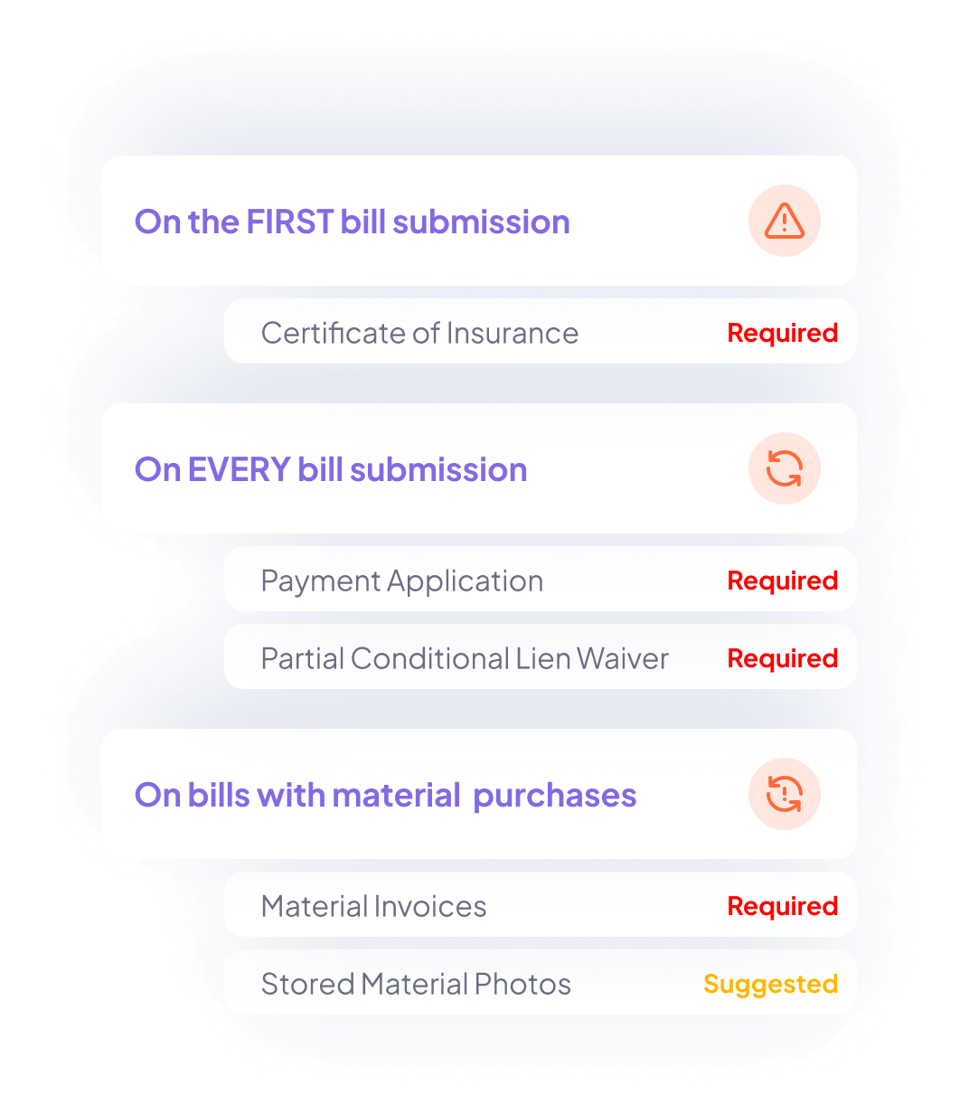 Construction Billing and Payment Home