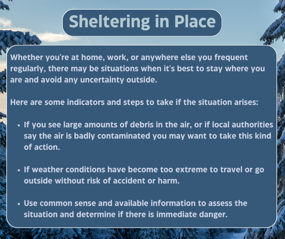 Article: Winter Weather Shelter