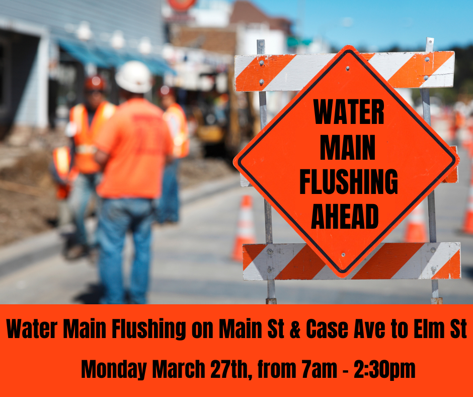 Article: Water Main Flushing 3/27