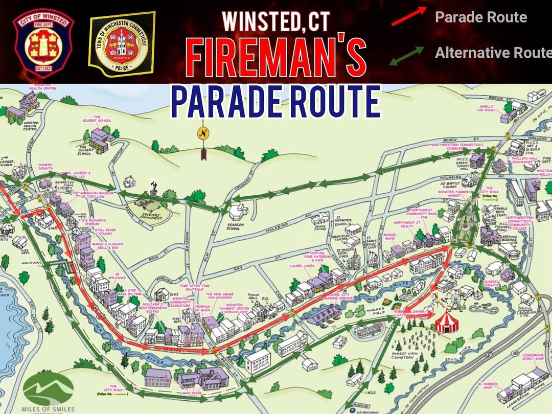 Article: Fireman's Parade Route