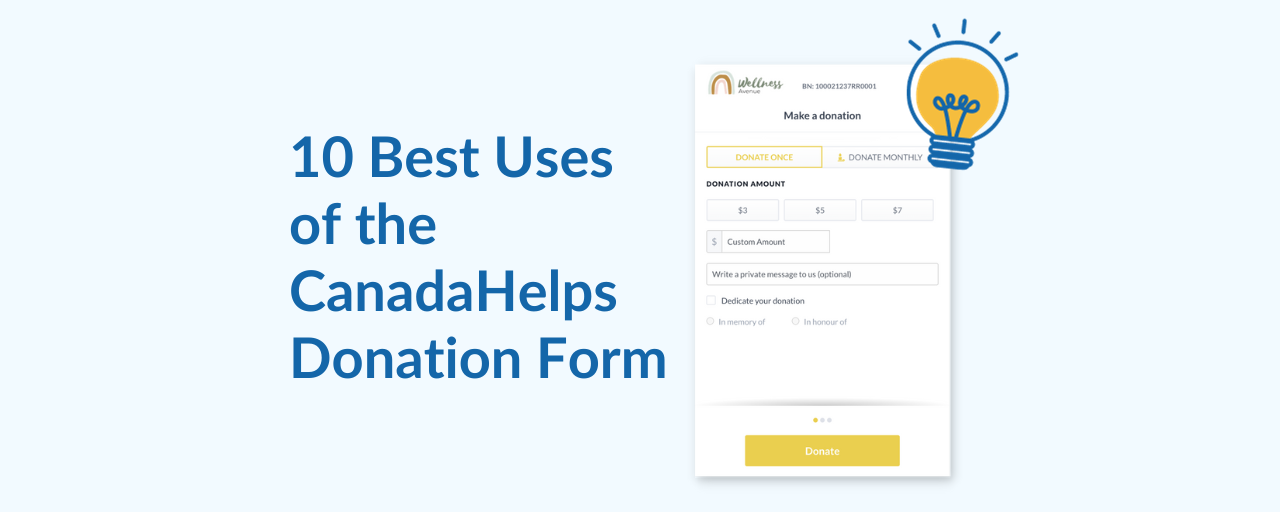10 Best Uses of the CanadaHelps Donation Form | CanadaHelps