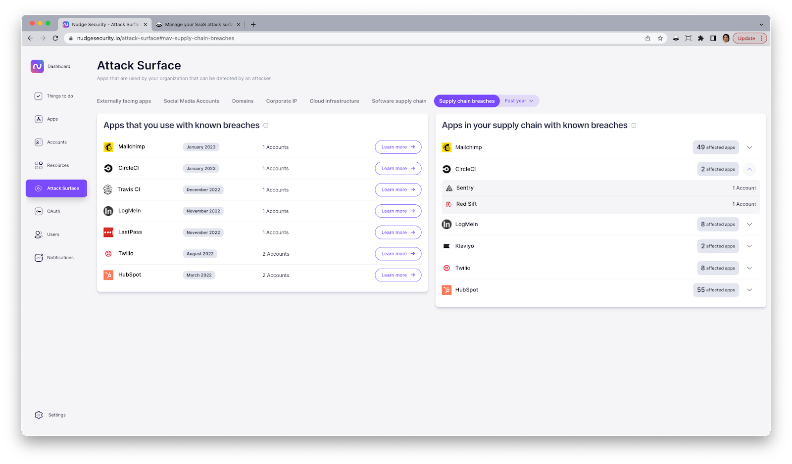 How to: Manage your SaaS attack surface with Nudge Security