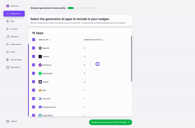 How to discover and secure AI adoption with Nudge Security