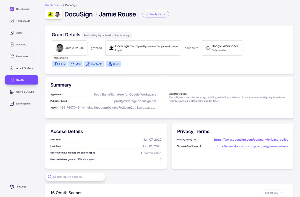 How to manage OAuth risks at scale with Nudge Security