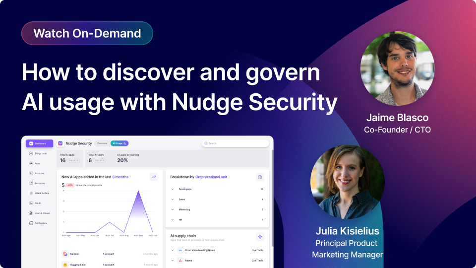 Webcast - How to discover and govern AI usage with Nudge Security