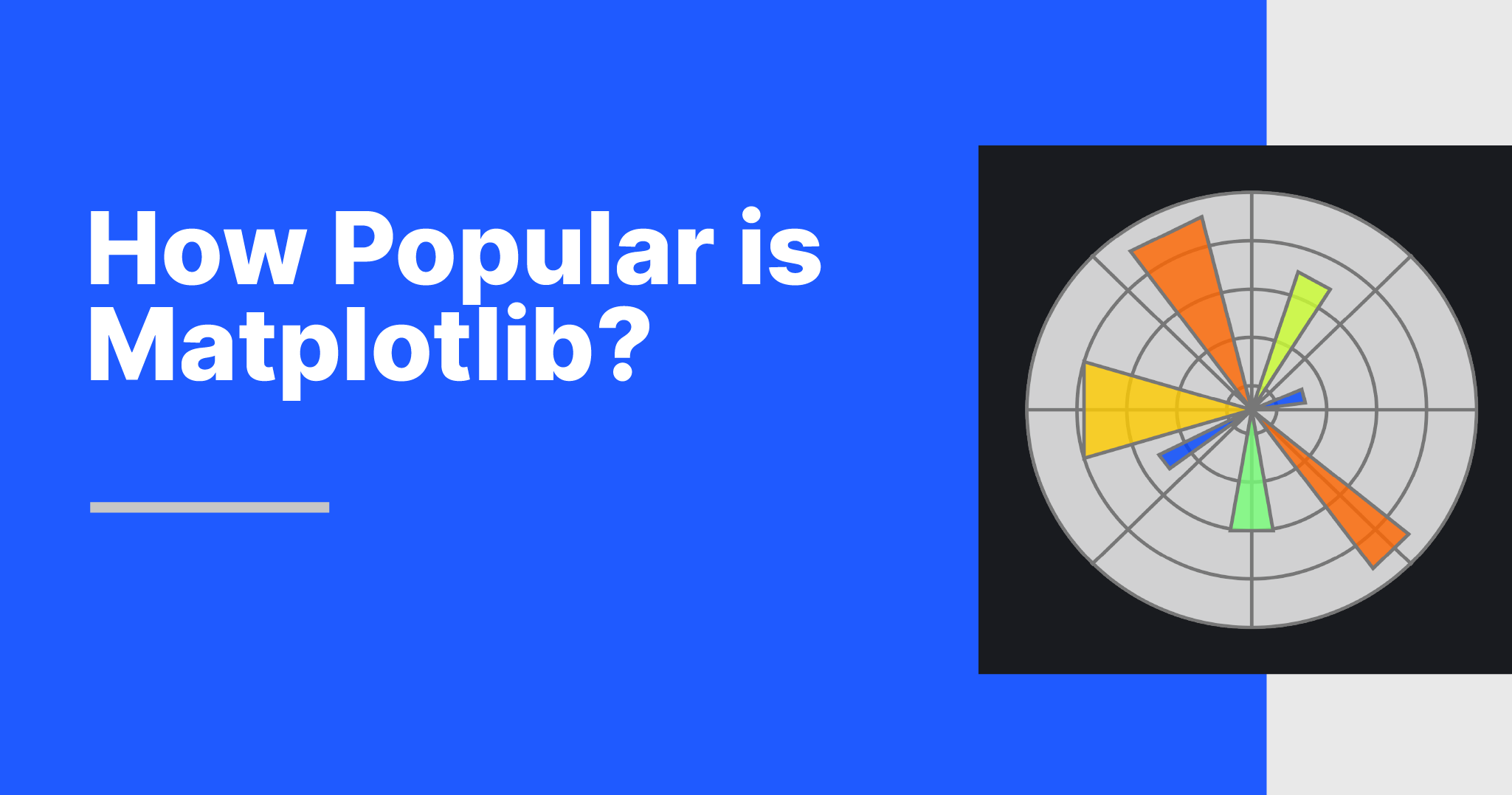 How Popular is Matplotlib?