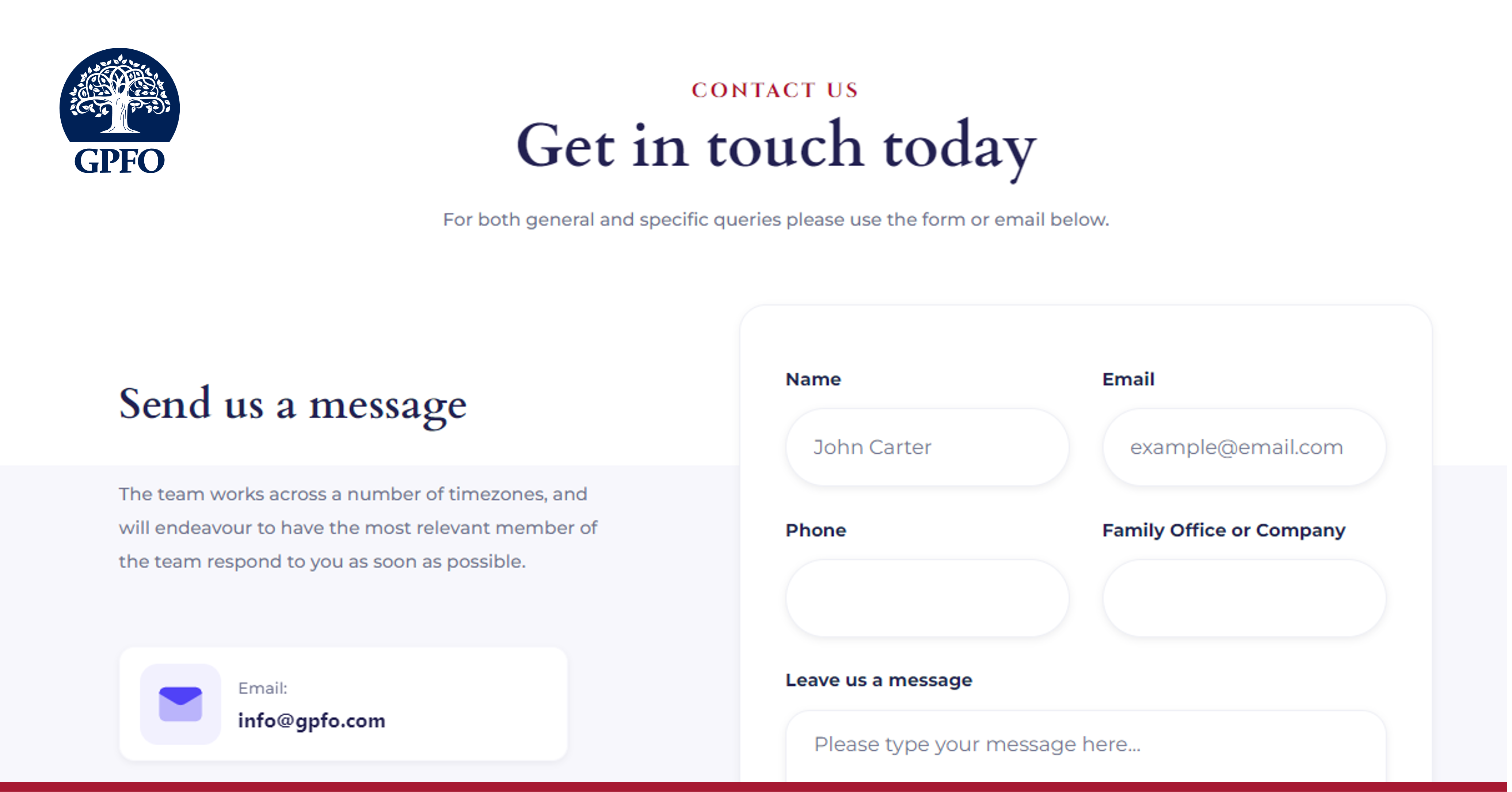 GPFO | Contact Us