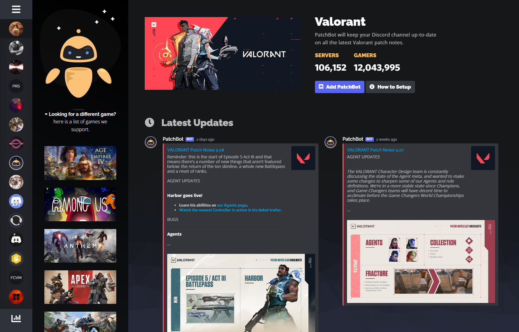 PatchBot - Blaze Resources - Top Discord Apps
