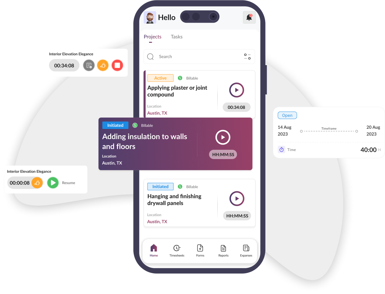 Effortless Construction Timesheet Management | KYRO - Simplify Time Tracking