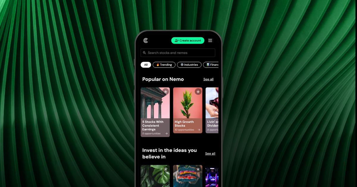 Nemo.Money | Invest in stocks & ETFs | Investment App
