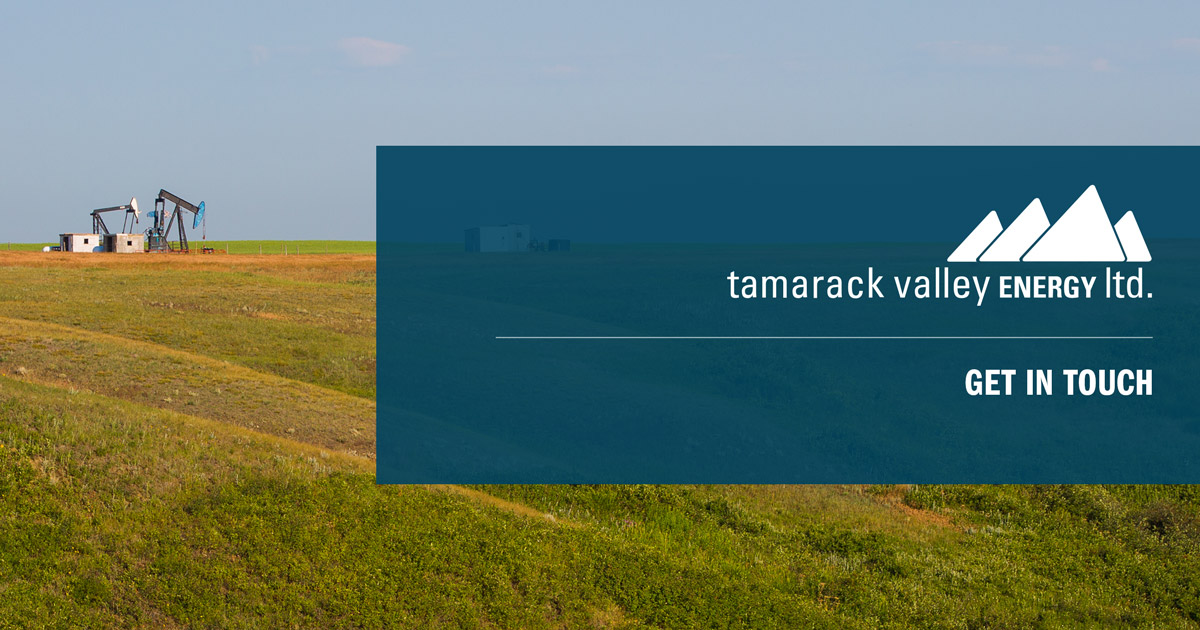 Tamarack Valley Energy | Contact Us