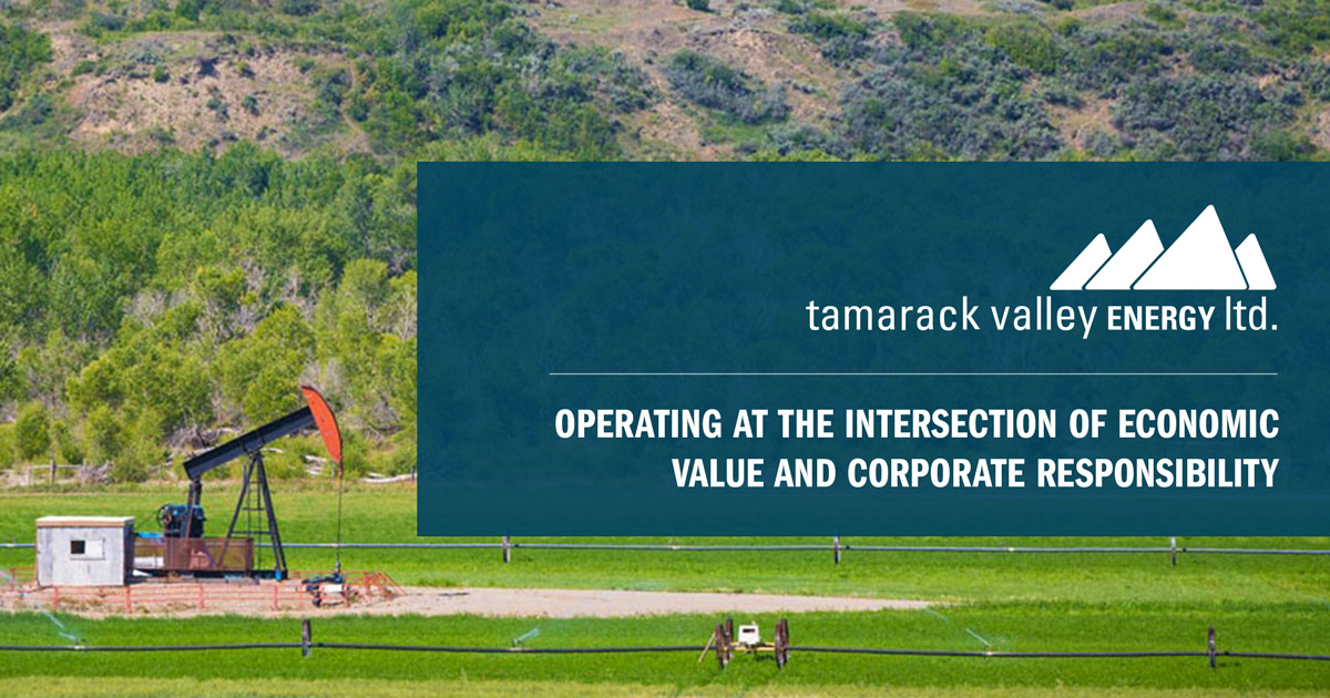 Tamarack Valley Energy | Delivering responsible energy