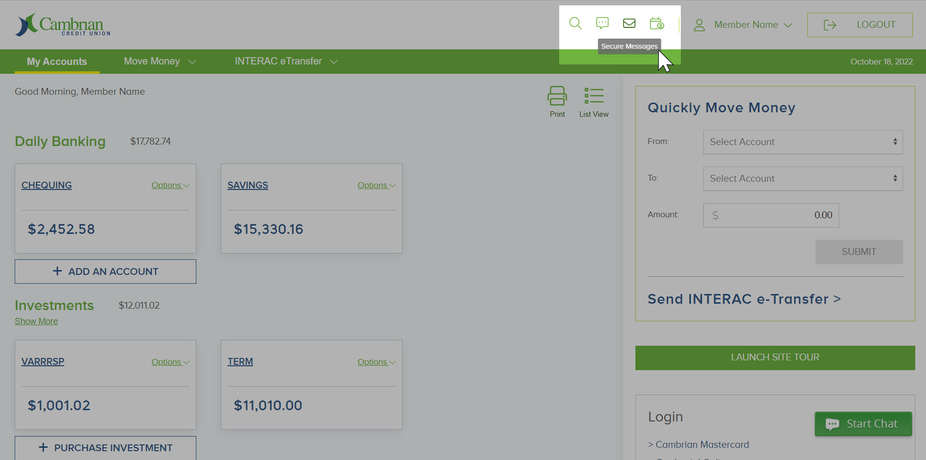 How do I send a Secure Message? | Cambrian Help