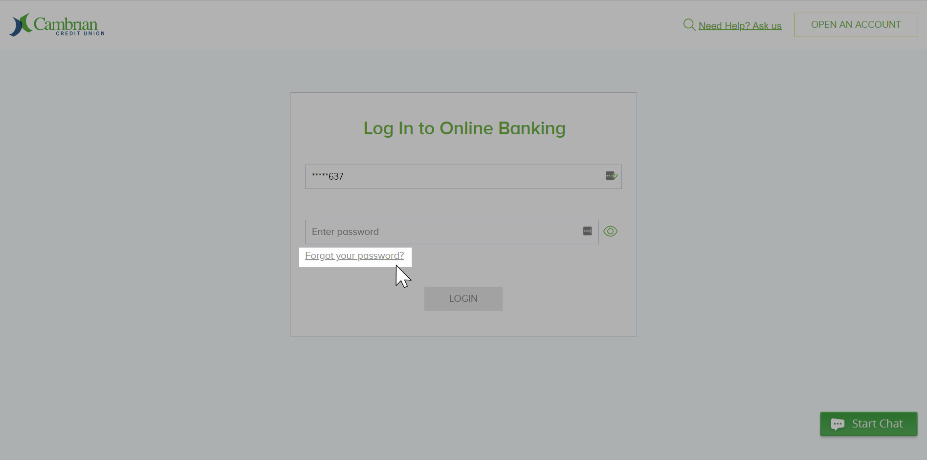 Why can't I login to Cambrian Online Banking? | Cambrian Help