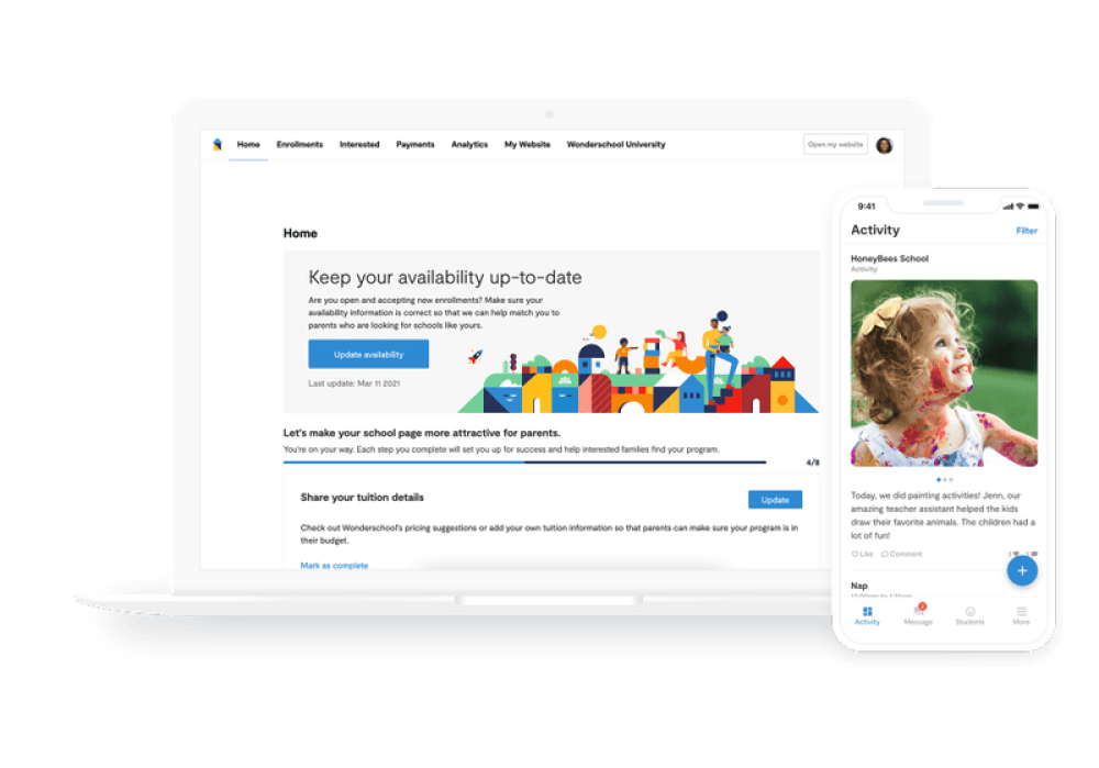 Best Child Care Software | Wonderschool