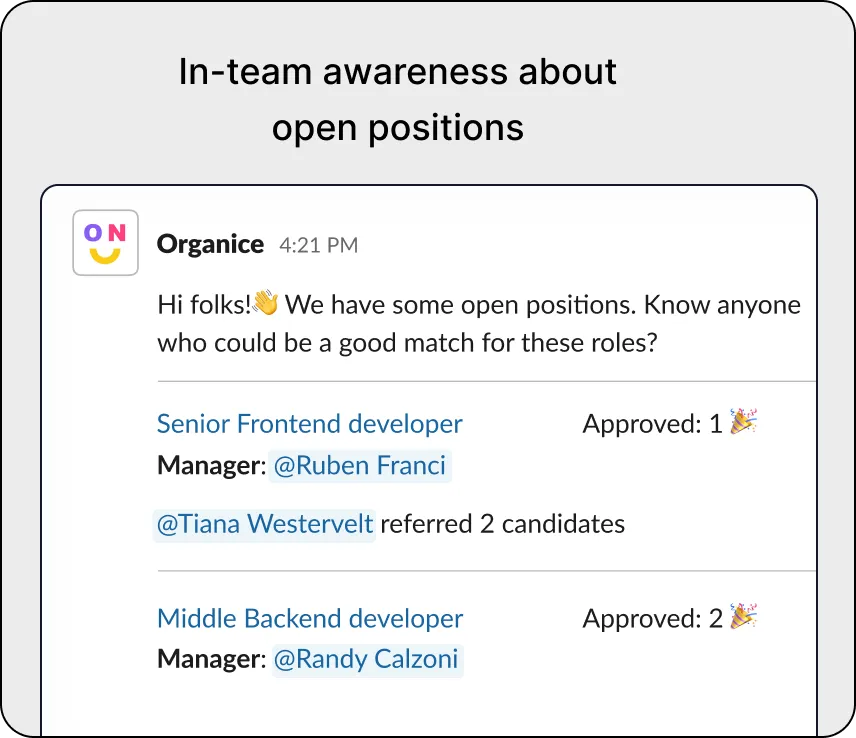All-in-one Org Chart, Birthday, Anniversary, and Time Off Tracker for Slack