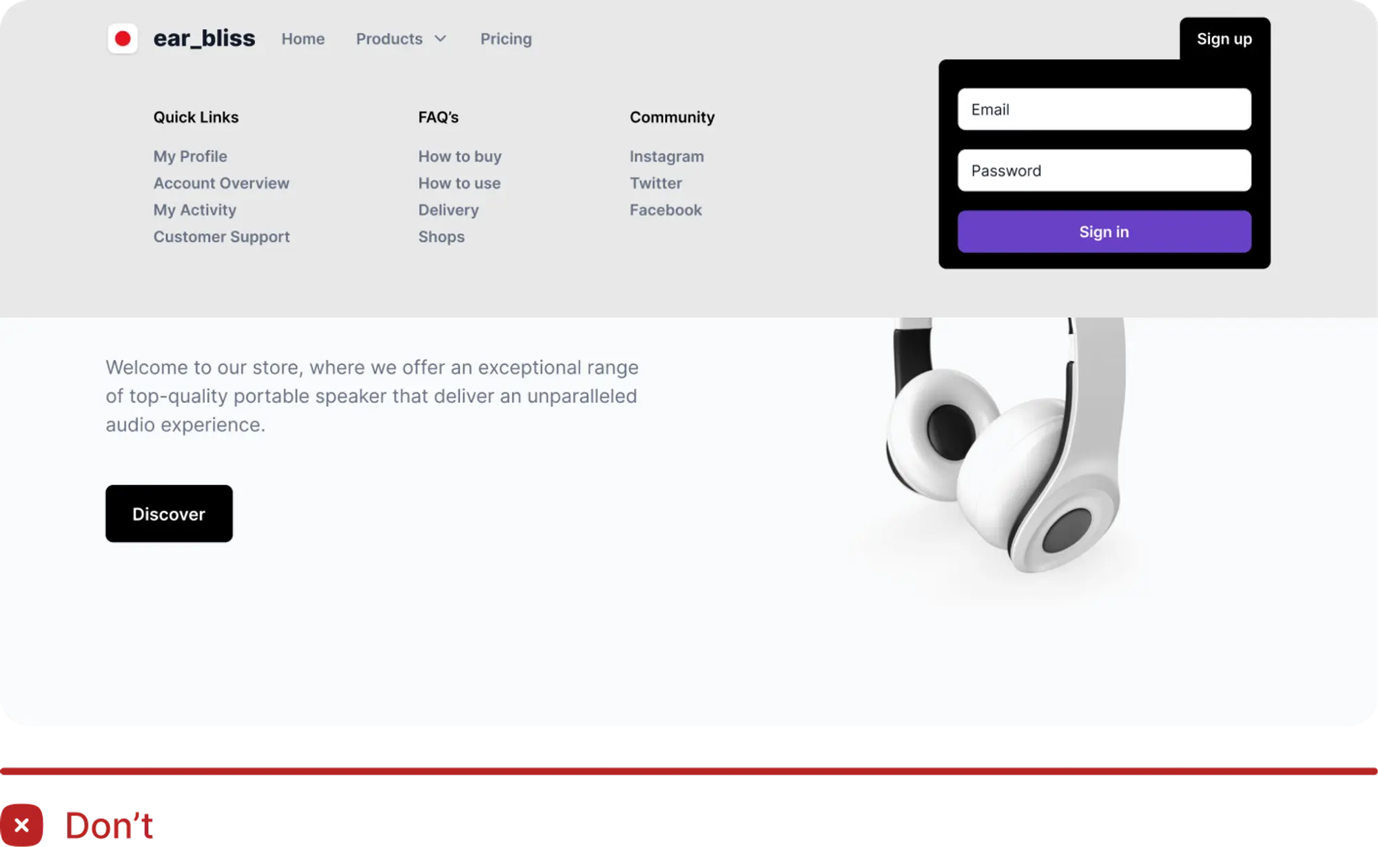 5 ways to design better white space in your product UI | Particles by ...