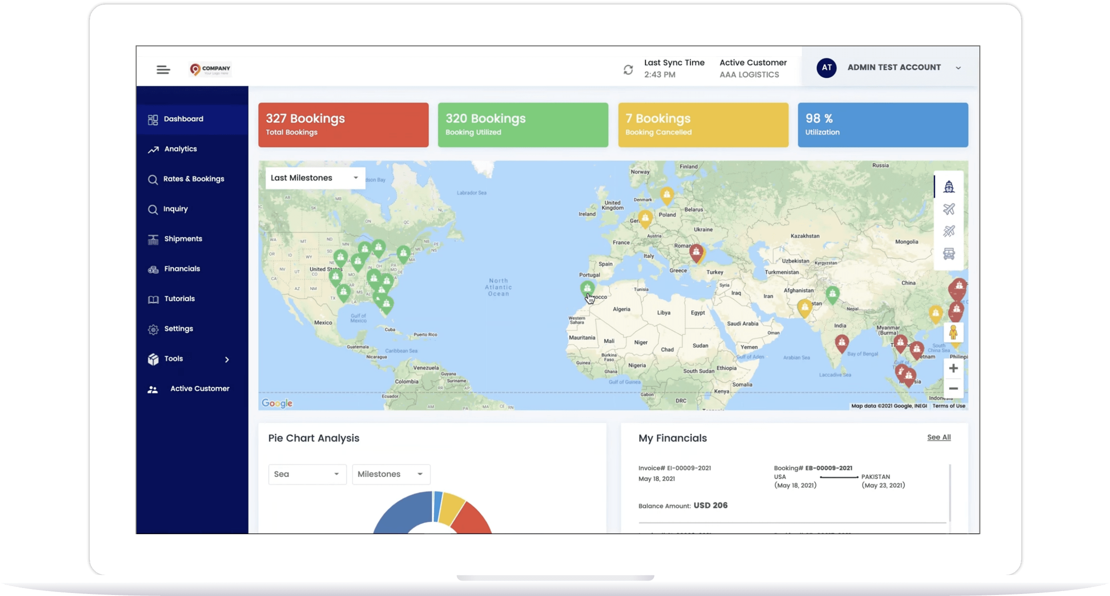 Freight Forwarding Software | Logistics Software | Gamasuite