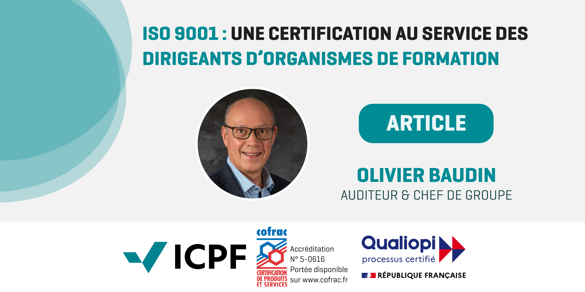 ISO 9001 : une certification au service des Dirigeants d'organismes de ...