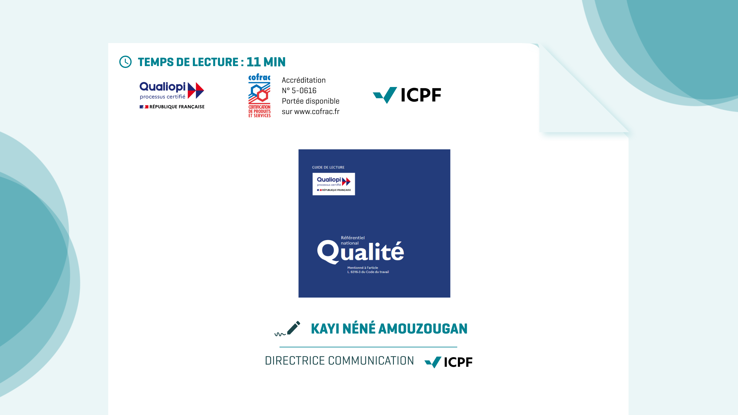 Qualiopi pour le sous-traitant : V9 du Guide de lecture RNQ publiée