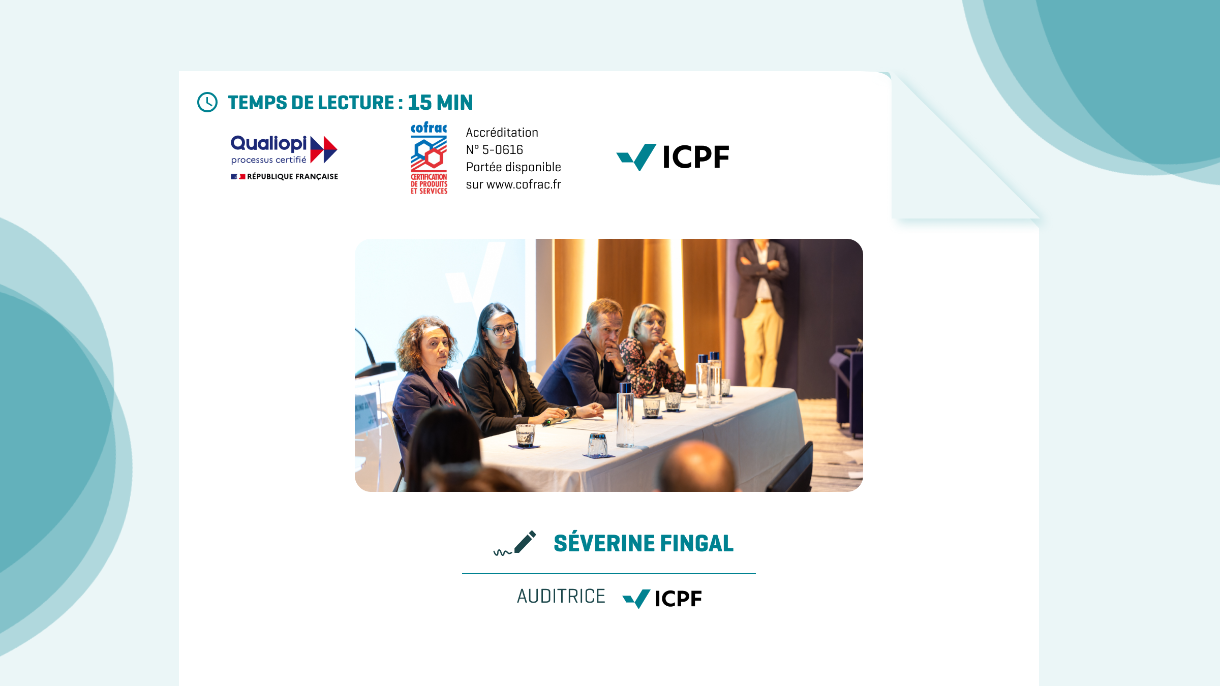 ICPF Networking XIII : Qualité et financement de la formation, quels ...