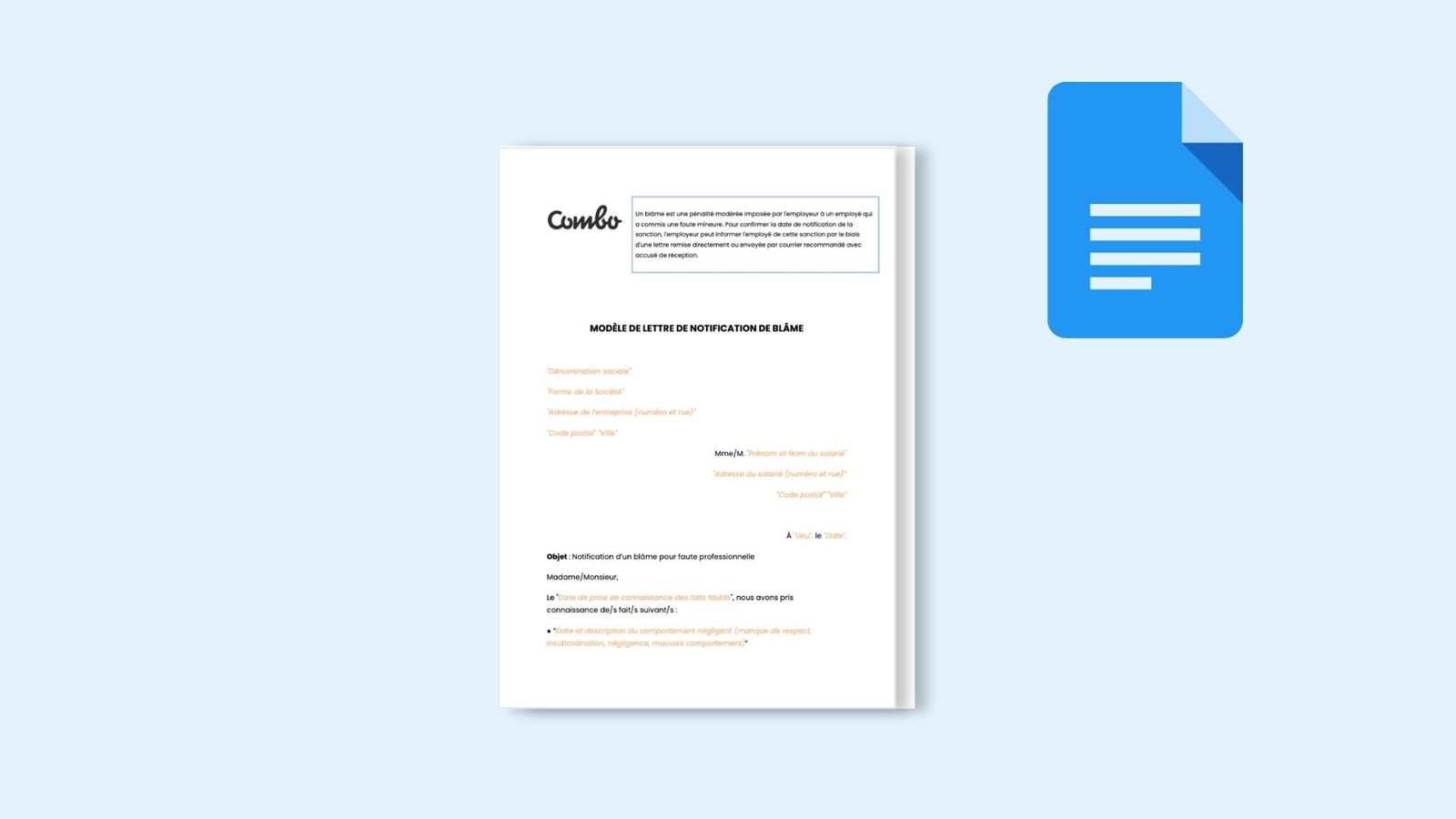 Blâme au travail : définition, procédure, modèle gratuit