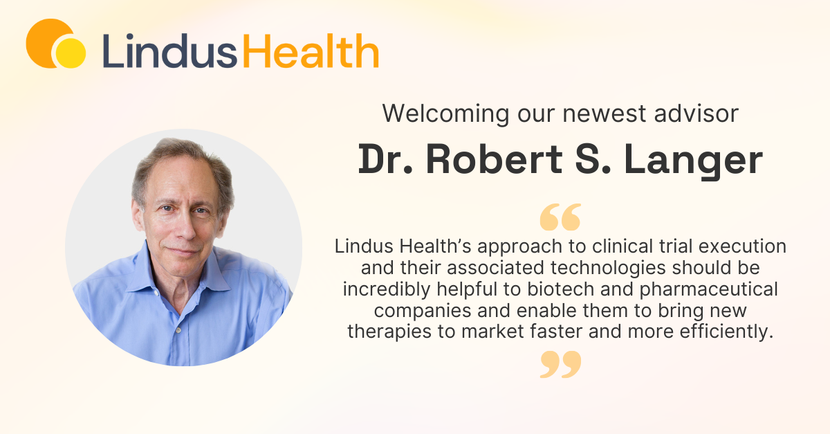 Robert S. Langer, Co-Founder of Moderna, Joins Lindus Health’s Advisory ...