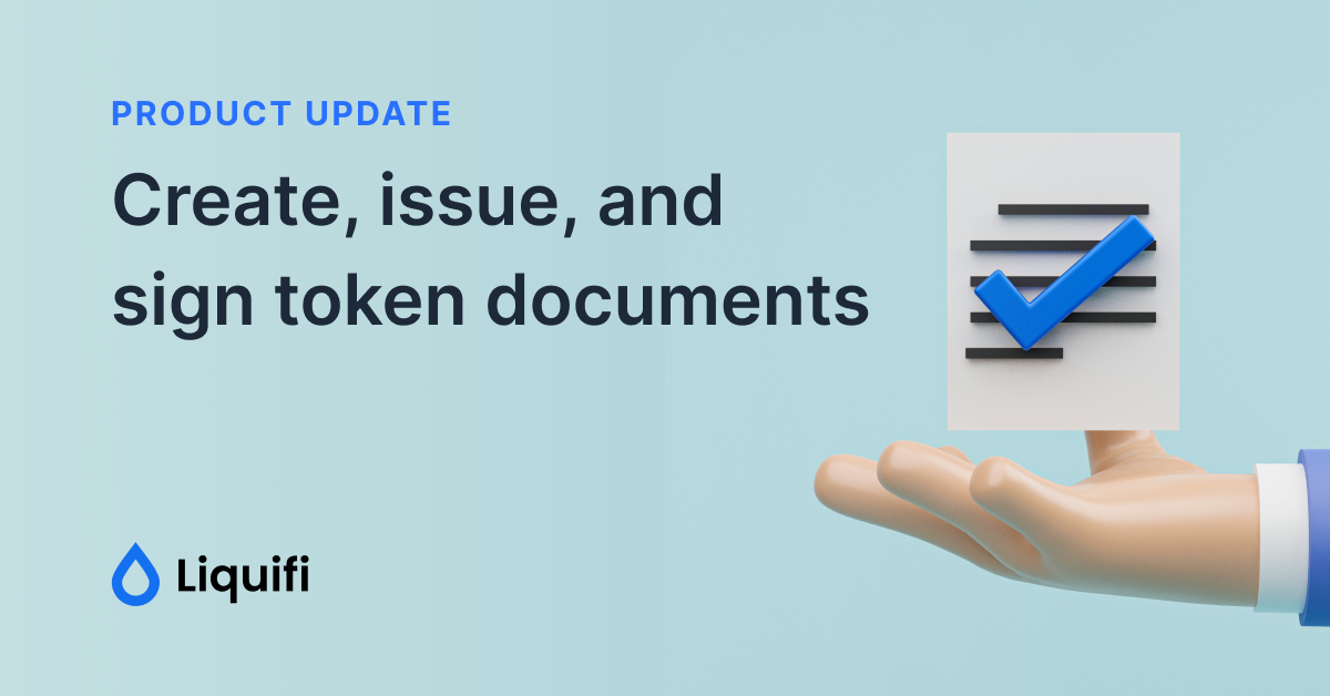 Token document management, e-signatures, recordkeeping, and contract ...