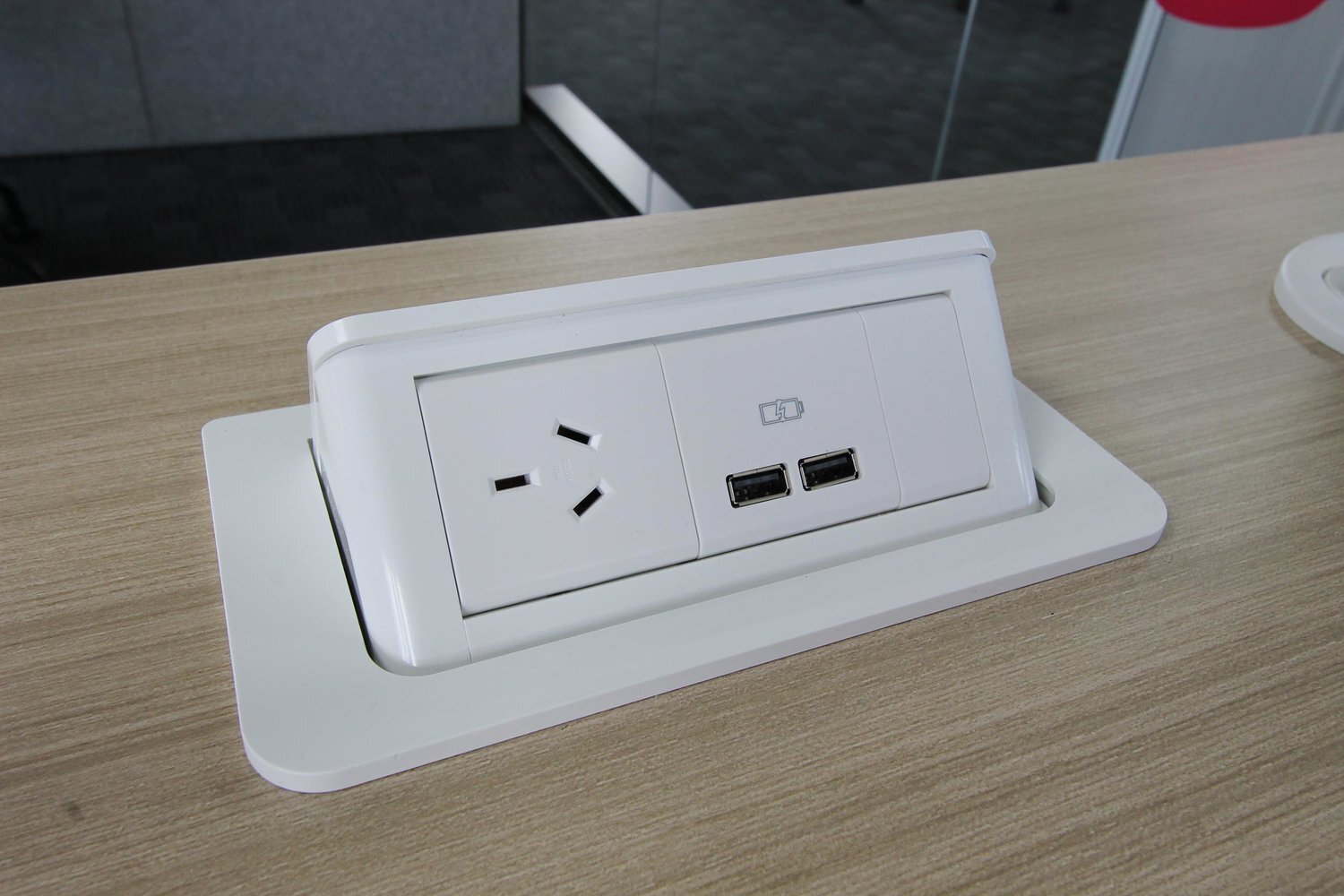 In-Built Power & Data Outlets | SmartSpaceWorkplace Solutions