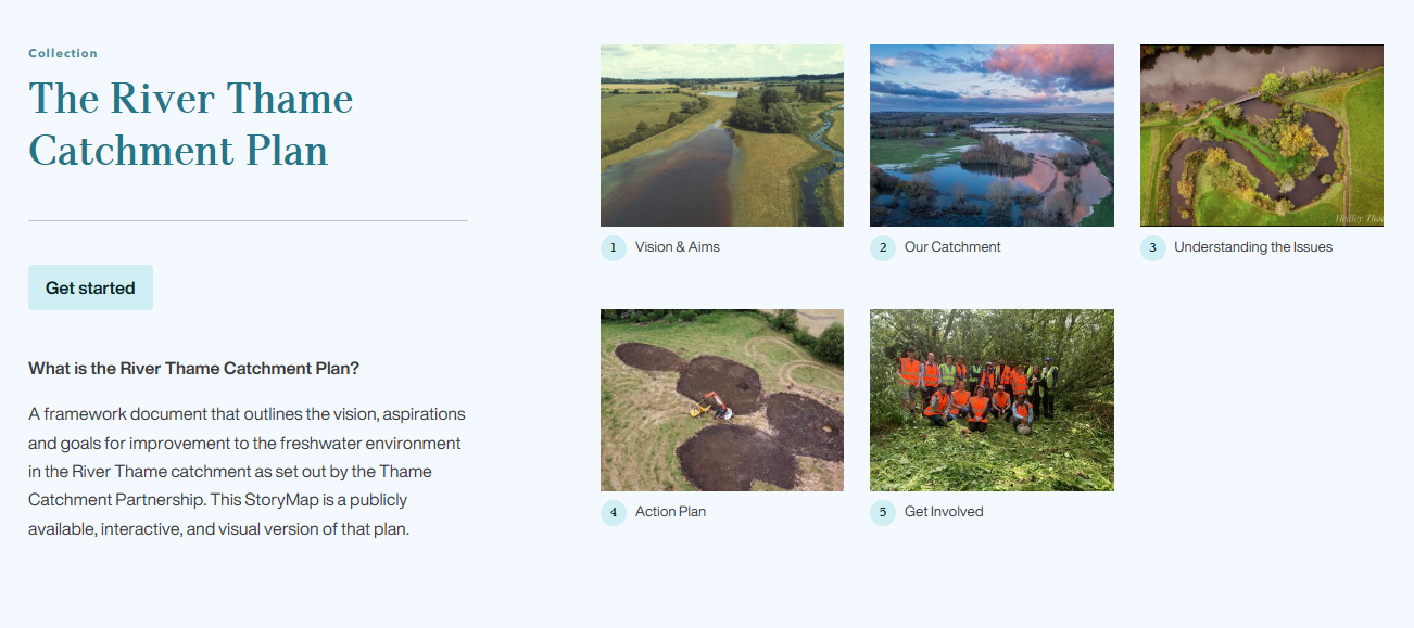 From Paper to Pixels: Introducing the Thame Catchment Plan StoryMap