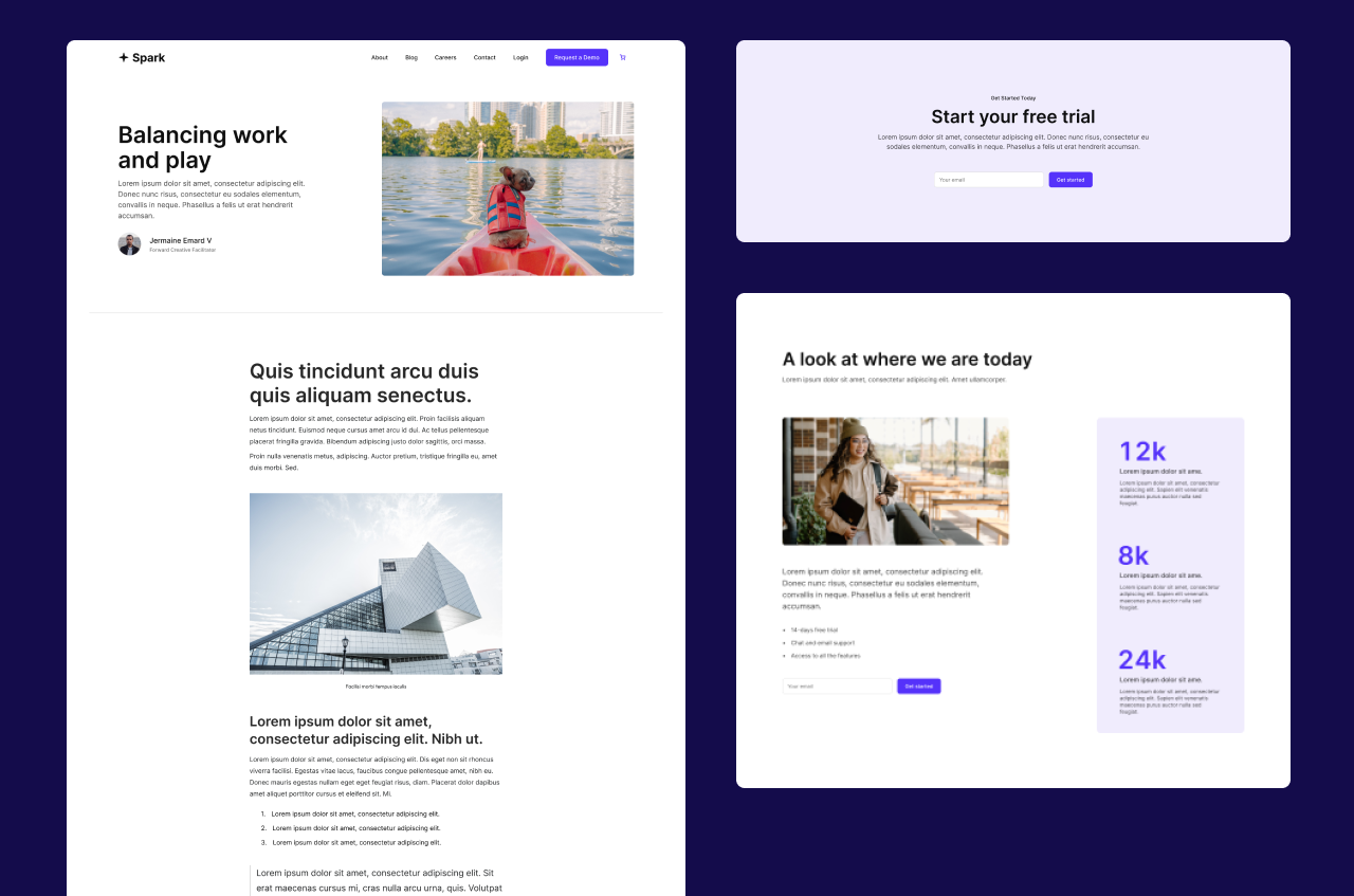 Spark Library | Webflow