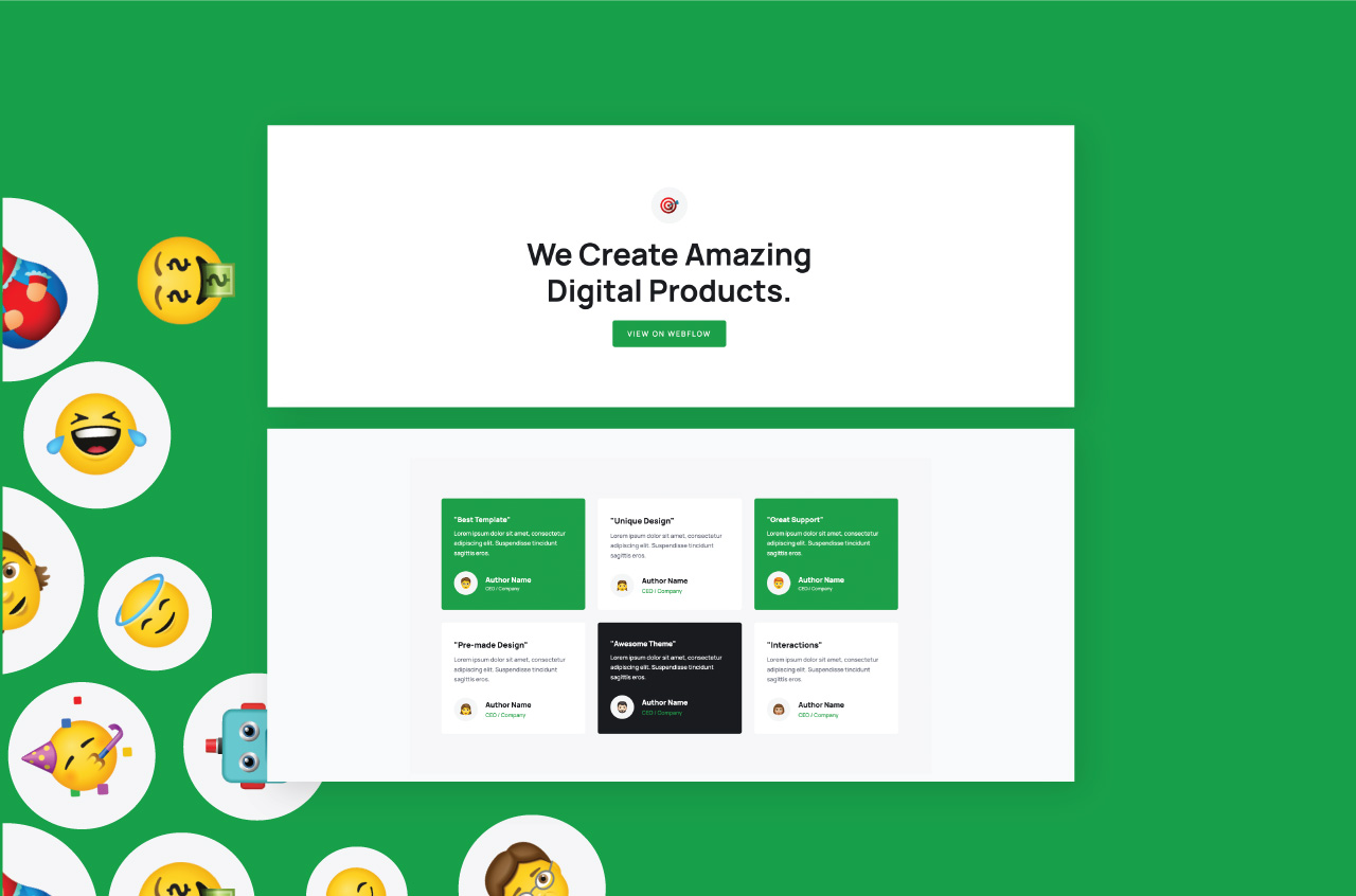 Avatar Kit Library | Webflow