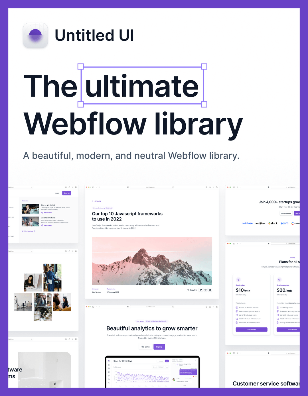 Libraries | Webflow