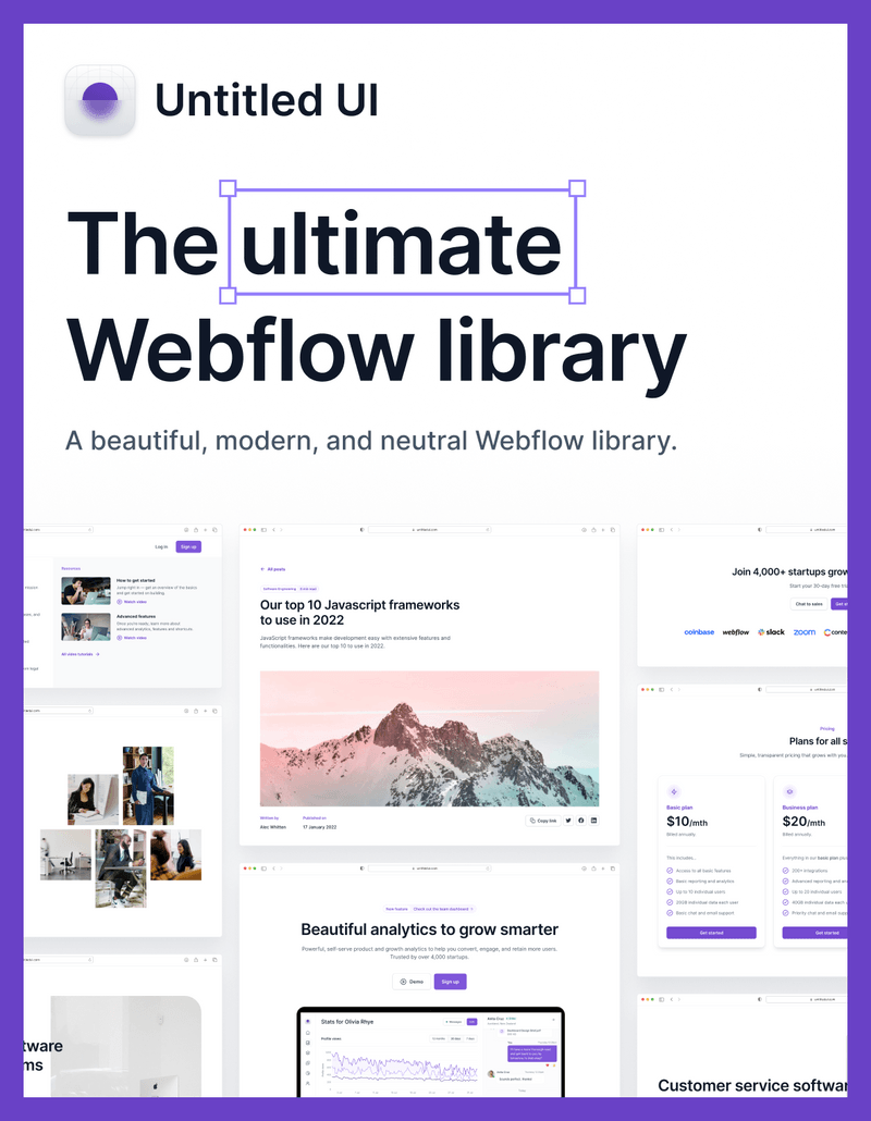 Libraries | Webflow