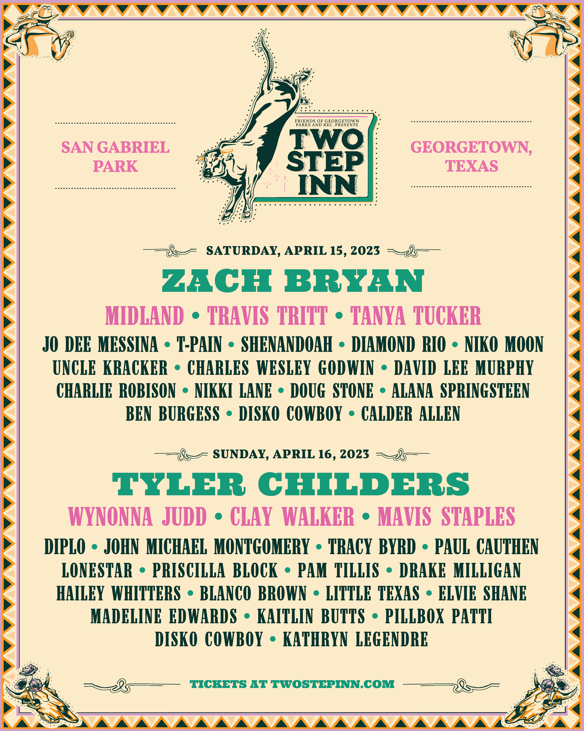 Two Step Inn – April 15 - 16, 2023 – Georgetown, Texas