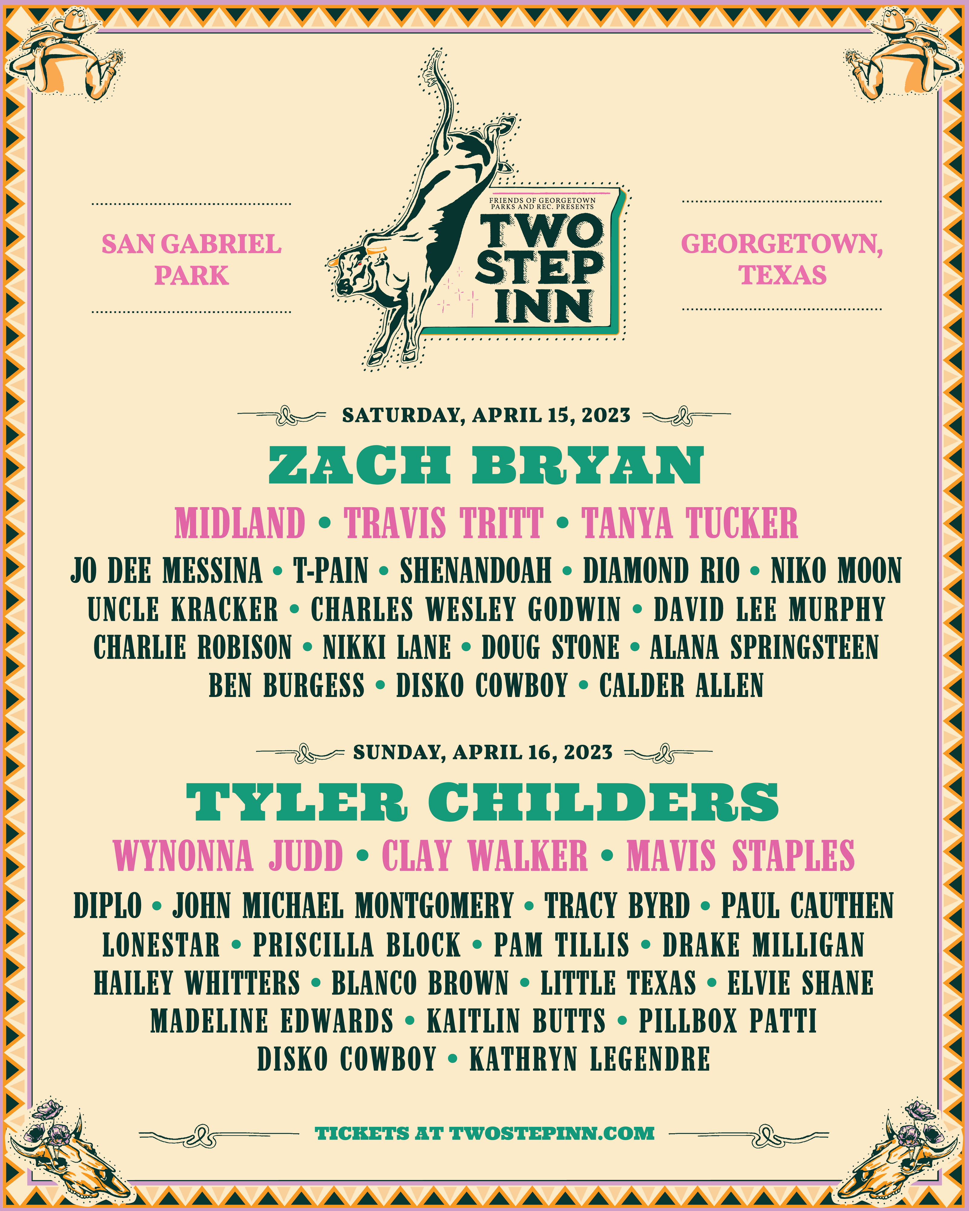 Two Step Inn – April 15 - 16, 2023 – Georgetown, Texas
