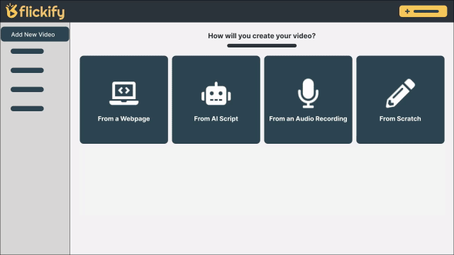 Flickify | Turn Articles Into Videos Fast