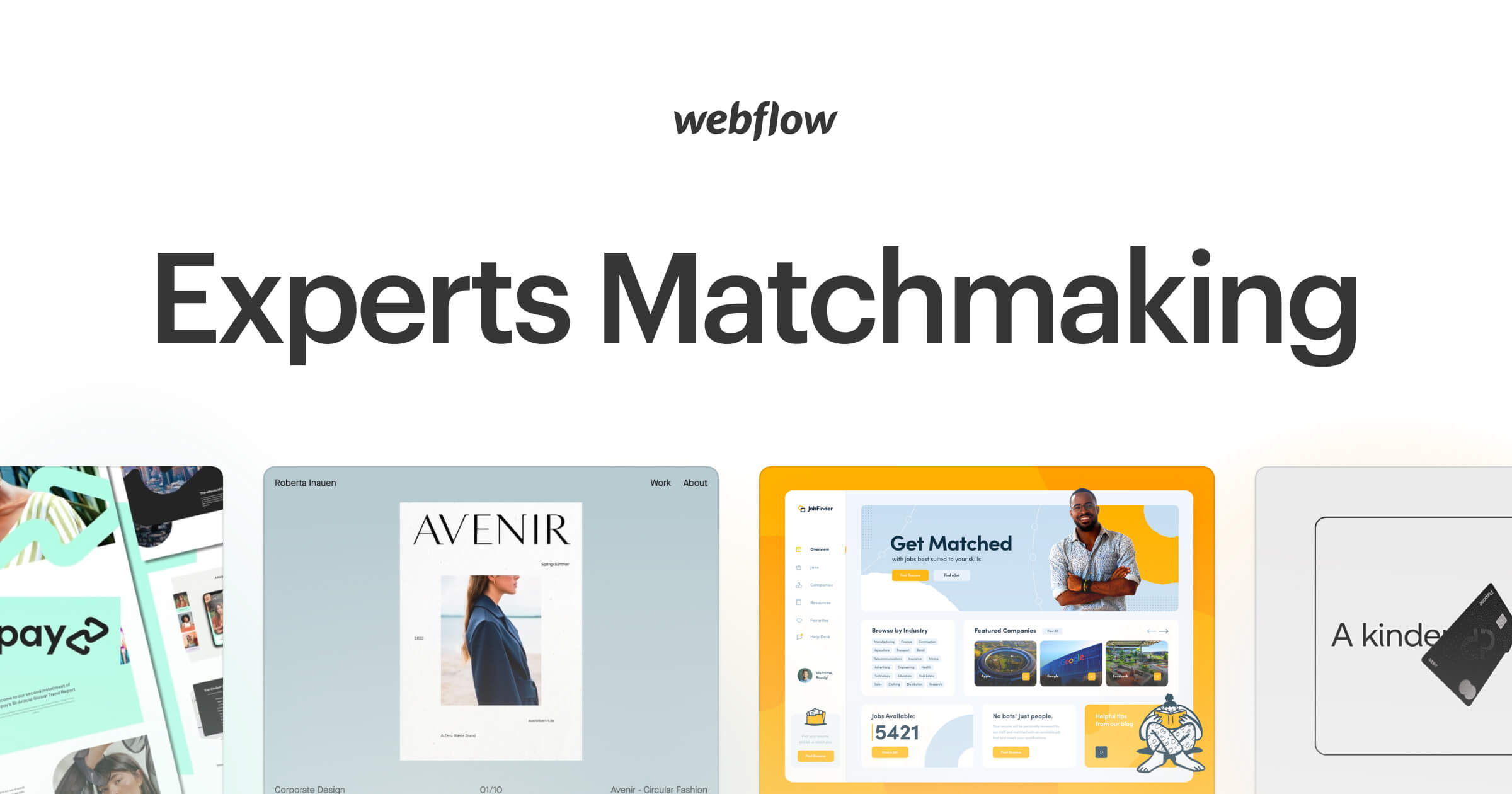 Hire an Expert | Webflow Experts