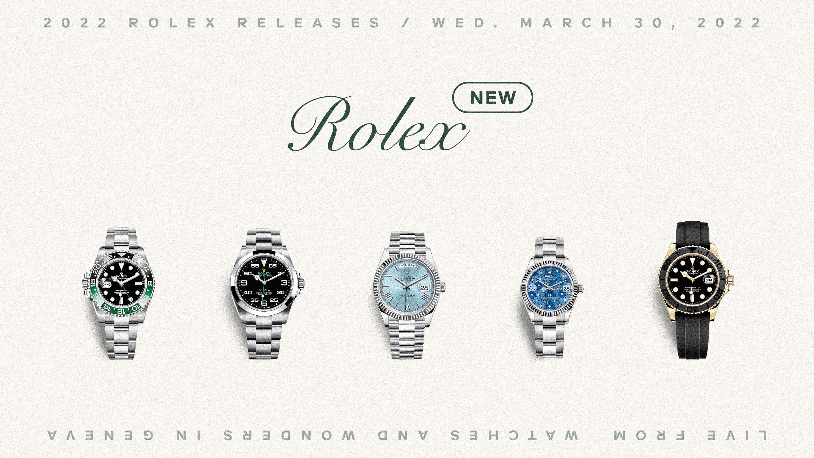 SPOTLIGHT: Rolex's New 2022 Novelties from Watches & Wonders