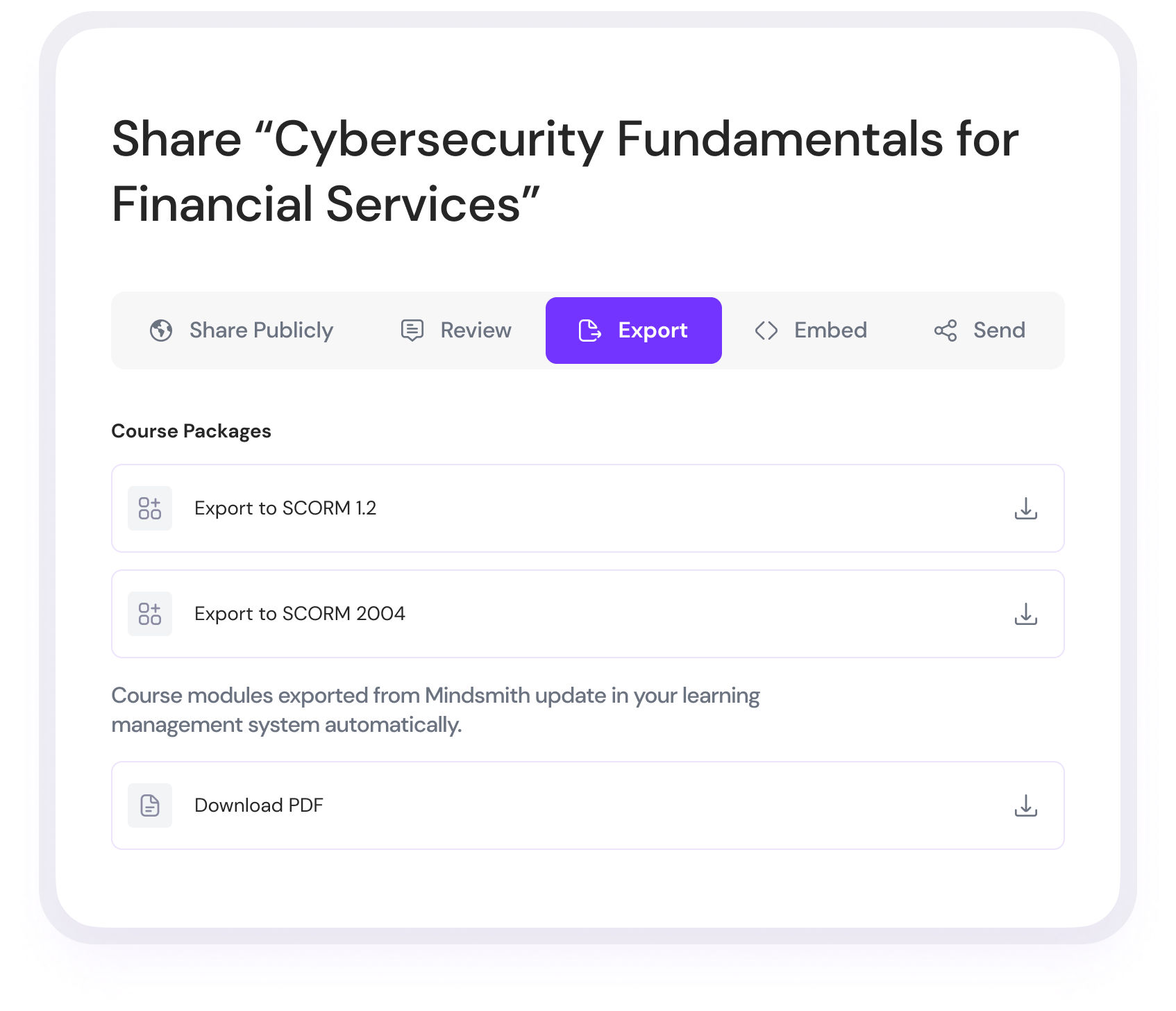 Mindsmith - eLearning development with Generative AI