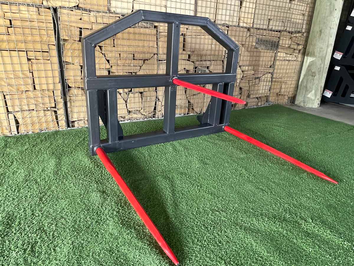 Hay Forks Barrett Tractor Euro Hitch - Available from Tasquip