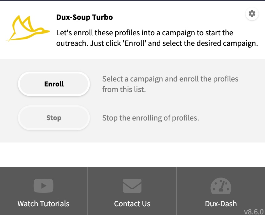 The Dux-Soup User Interface - are you a regular or expert user?